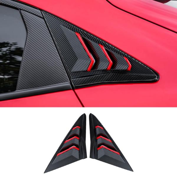 商品名:  Rifoda for Civic Window Louvers Air Vent Scoop Shades Cover Blinds for Honda Civic 10th Gen Hatchback and Type R 2...
