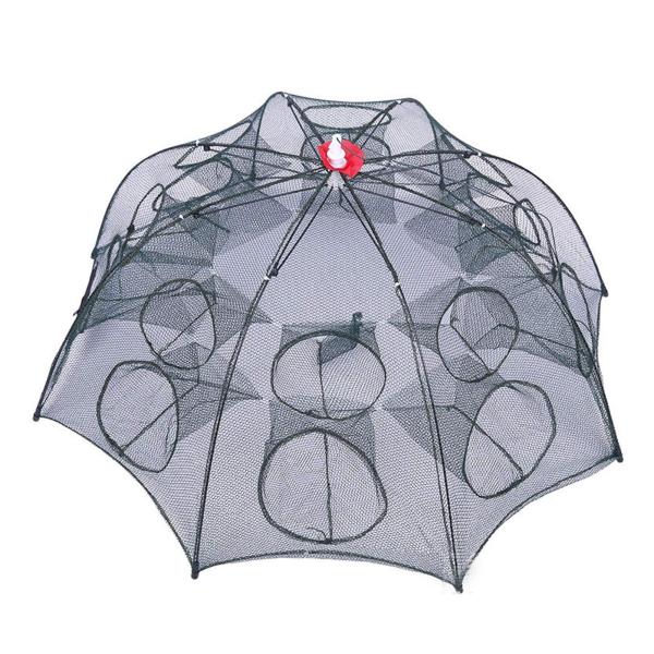 商品名:  Zkenyao-net fishing 4-16 Holes Automatic Umbrella Fishing Net, Shrimp Cage Nylon Foldable Crab Fish Trap Cast Net,...