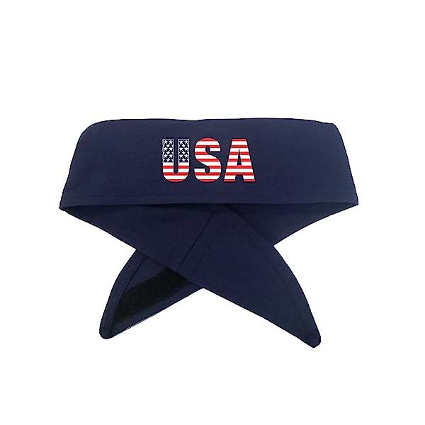 商品名: Tie Chilly アイスクールネッククーラーバンダナ スマート冷却ストリップ2本付き 自宅、仕事、遊びで長時間涼しく快適に。 (ネイビー、アメリカ) Tie Chilly Ice Cool Neck Cooler Bandan...