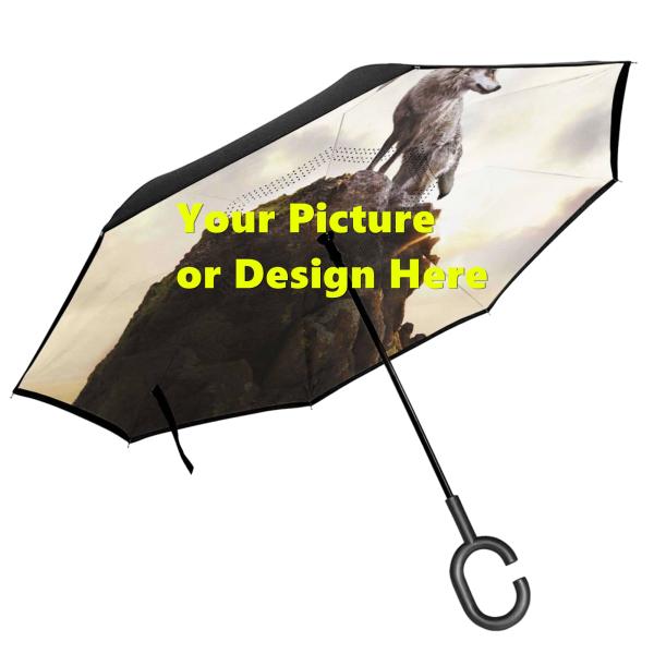 商品名: Septrainbow カスタム傘 写真付き カスタムプリント傘 写真付きパーソナライズ傘 男女兼用 Septrainbow Custom Umbrellas with Photo, Custom Printed Inverted...