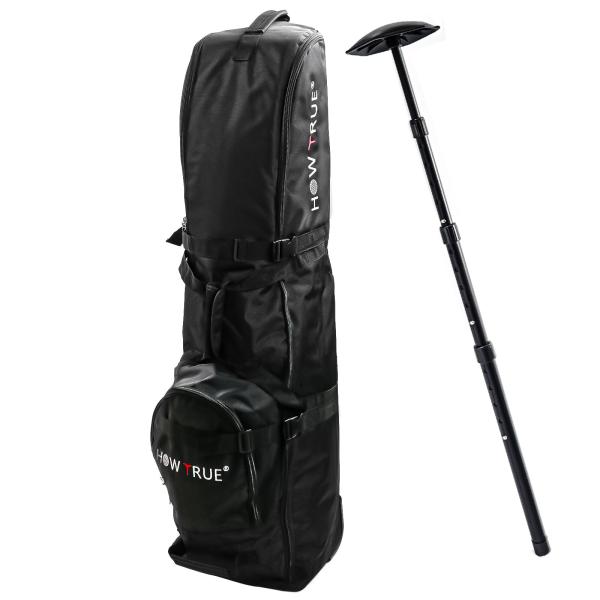 商品名: HOWTRUE ゴルフトラベルキャリーバッグ HOW TRUE Golf Travel Bags 1680D Polyester Oxfordfor Airlines with Wheels, Golf Bag Travel Ca...