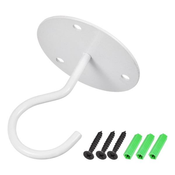 商品名:  MECCANIXITY Ceiling Hooks Wall Mounted 65mm Round Plate Iron for Hanging Chandeliers Plants (White, Pack of 4)ブランド...