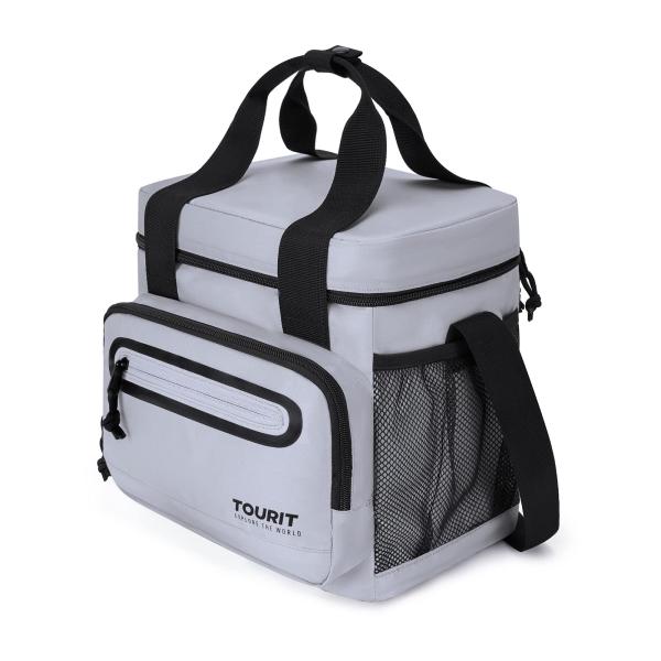 商品名: TOURIT 大型ランチバッグ 14L 断熱ランチボックス ランチクーラー メンズ レディース 仕事 学校 グレー TOURIT Large Lunch Bag 14L Insulated Lunch Box Lunch Cool...