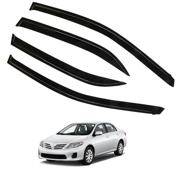 商品名:  Ventvisor Side Window Deflector Dark Smoke 4-Piece Set Replacement for Corolla 2009 2010 2011 2012 2013ブランド: walty...