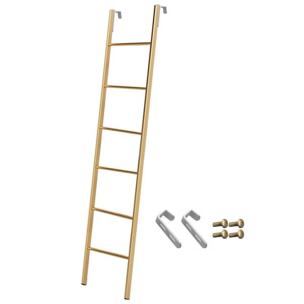 商品名:  Bunk Bed Ladder Metal Twin Bed Ladder with Adjustable Hooks, RV Car Boat Loft Step Ladder, Hanging Self Assembly L...