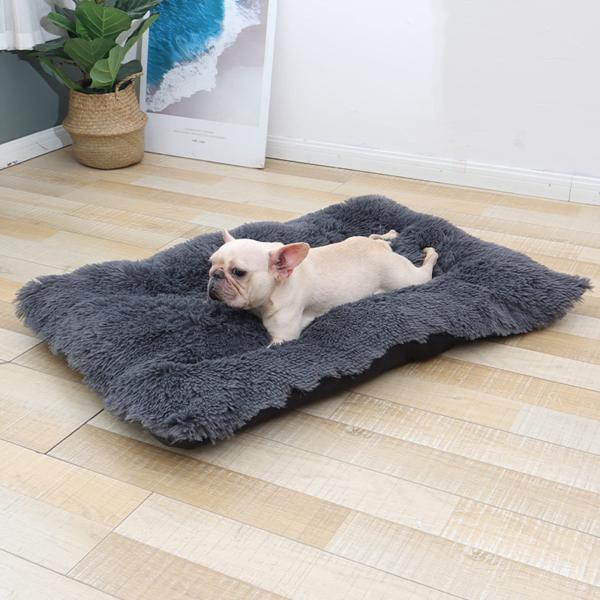 商品名:  Rectangle Pet Bed for Large Medium Dogs and Cats, Soft Plush Dog Bed Dog Cat Kennel Dog Sofa Mattress, Anti-Slip B...