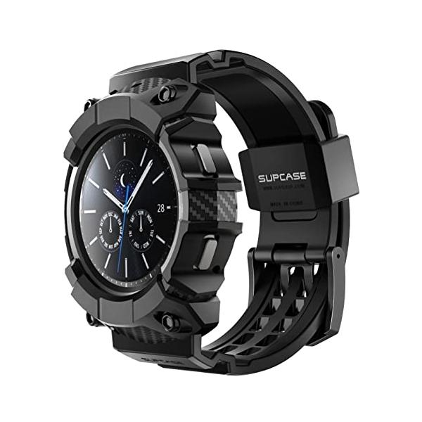 商品名: SUPCASE Samsung Galaxy Watch 4 Classic 42mm用バンド ケース付き (Unicorn Beetle Pro)、[ミリタリーグレードの落下保護] [傷防止] 頑丈なメンズカバー 調節可能なスト...