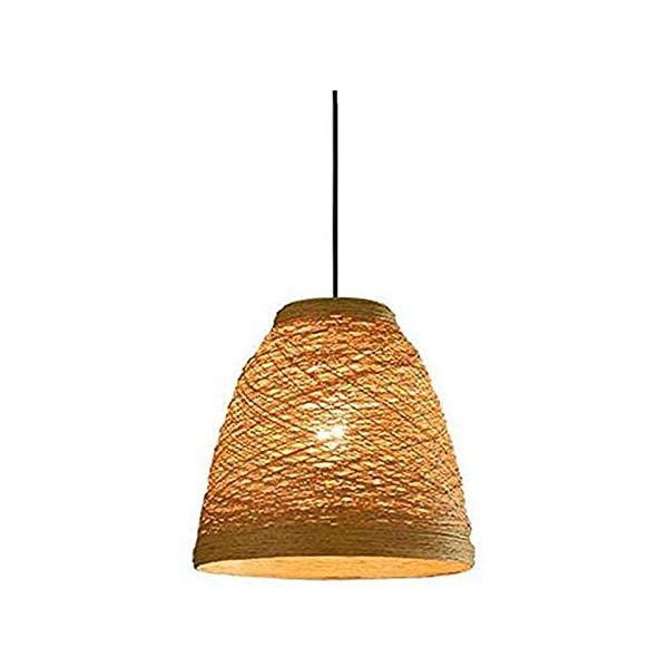商品名:  SHUANGZ Modern Rattan Basket Ceiling Pendant Light Bamboo Rattan Chandelier Pendant Lamp Shade Ceiling Lighting We...