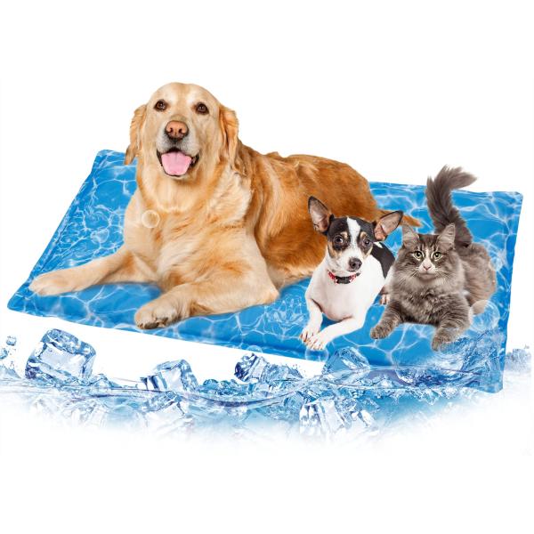 商品名:  Dog Cooling Mat Pet Cooling Chill Pad Cool Blanket Water Injection Durable Cooling Dog Bed Mats for Extra Large Do...