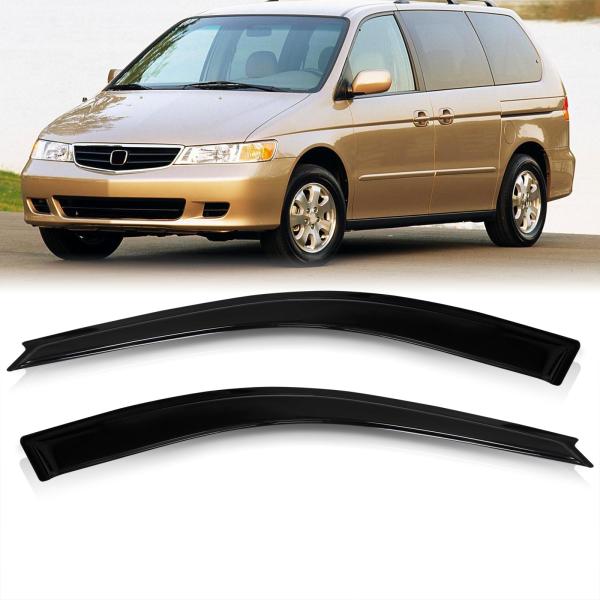 商品名:  AJP Distributors 2PCS Tape-On Smoke Tint Side Window Visors Rain Guard Sun Shade Vent Aero Wind Deflector Shield C...