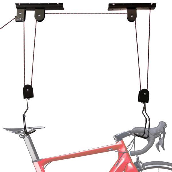 商品名: Neature Ceiling Bike Rack Garage Hoist - 50lb Capacity Indoor Bike Storage Pulley System Apartment Hanging Lift Mou...