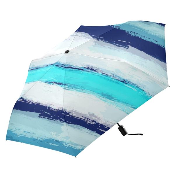 商品名:  Oyihfvs Turquoise Automatic Windproof Waterproof Umbrella, Folding Umbrella Reinforced Portable Compact UV Protect...