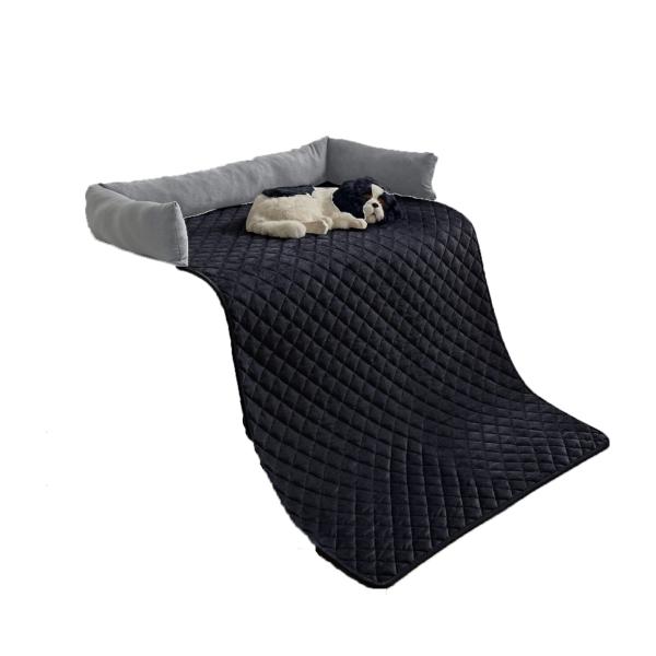 商品名:  Pet Bed for Dogs and Cats, Anti-Slip Dog Mat Pet Pad with Pillow, Chaise Orthopedic Dog Bed, Nonskid Bottom Perfec...