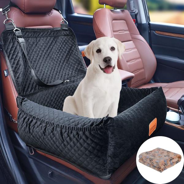 商品名:  Pet Booster Seat for Medium Small Dogs - Multi-Function Dog Bed &amp; Travel Bed, Comfortable &amp; Safe, Removabl...