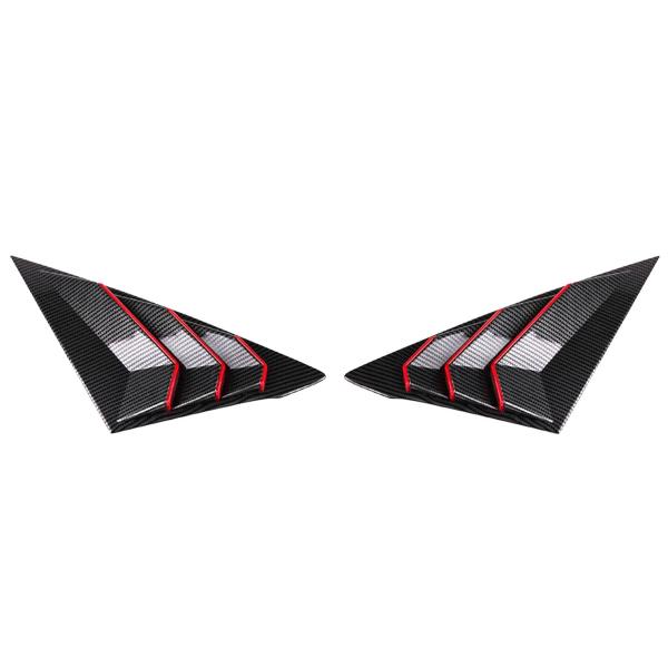 商品名:  Acdeyaca Rear Side Window Louvers Compatible with Honda Civic Sedan 2022 2023, Air Vent Scoop Shades Cover Blinds ...