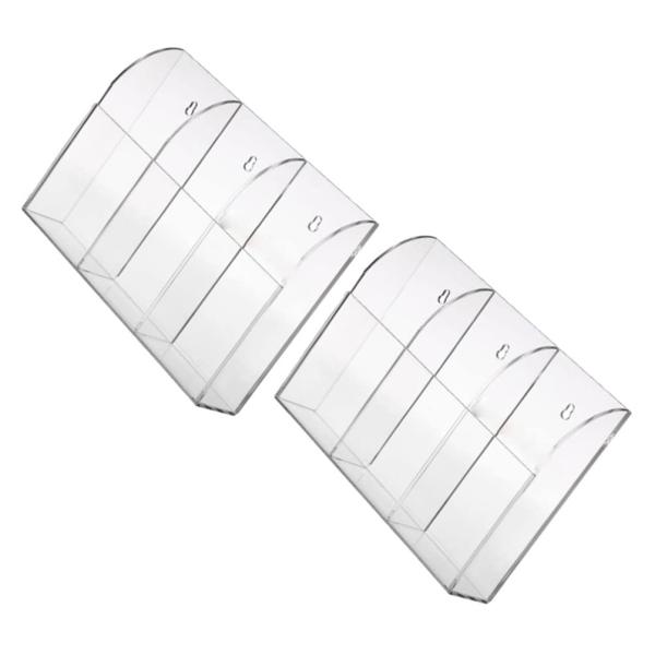 商品名:  TEHAUX Elegant Acrylic Tv Remote Holder Wall-mounted Storage Rack 2 Pack for Home Officeブランド: TEHAUX商品サイズ: 19X4.7C...