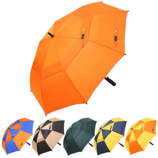 商品名:  Doubwell Golf Umbrella 54/68 Inch Automatic Large Windproof Umbrella Oversized Stick Rain Umbrella For Man and Wom...