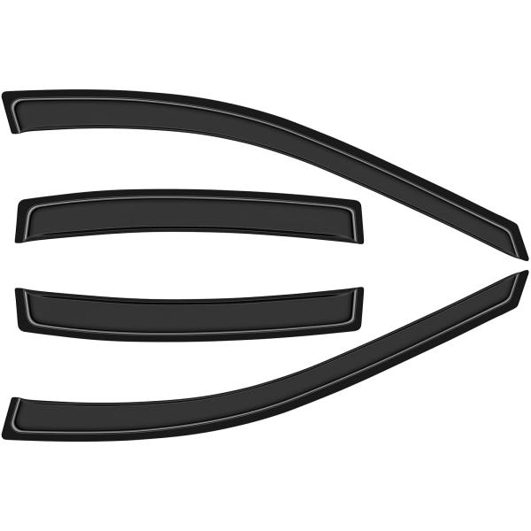 商品名: OCPTY ウィンドウバイザー 2004-2008 アキュラ用 TLテープオンレインガード サイドウィンドウウィンドディフレクター 4個 (フロント2個+リア2個) OCPTY Window Visors 4Pcs (Front+...