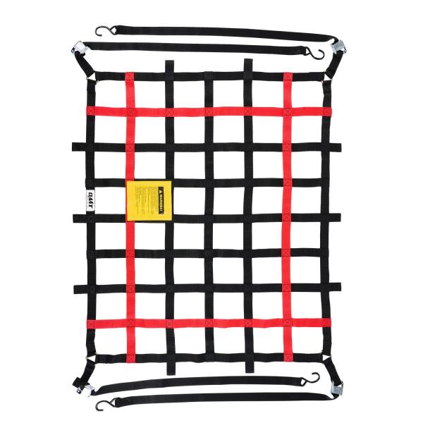 商品名: OMT 3.5フィート x 4.1フィート カーゴネット Sフック付き Orion Motor Tech Cargo Net - 3.5ft x 4.2ft SUV/ATV/Short Bed Mesh Net with S-Ho...