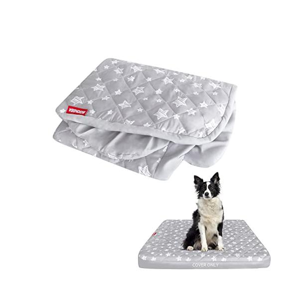商品名:  Waterproof Dog Bed Covers Replacement Washable Pet Hair Easy to Remove, Noiseless Quilted Puppy Pet Bed Cover Love...