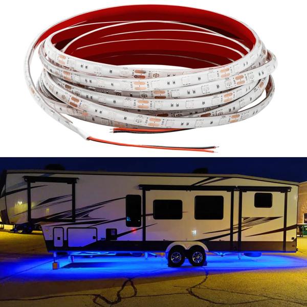 商品名: Dobertry Rv アンダーグロウ LEDライトキット キャンパー モーターホーム トラベル トレーラー コンセッションスタンド フードトラック RV LEDライトストリップ RV オーニングライト 5m (16.4フィート)...