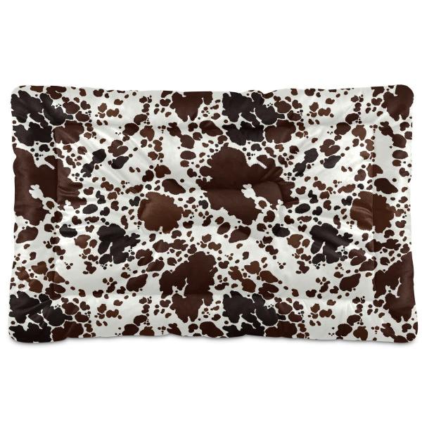 商品名:  Qilmy Cow Print Pet Bed Mat, Soft &amp; Comfortable, Non-Slip, Washable, for Dog and Cat, 18 x 24 Inchブランド: Qilmy商...