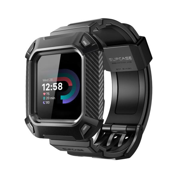 商品名: Fitbit Versa 4 / FitbitVersa 3 / Fitbit Sense 2/1 バンド ベルト 交換用 フィットネスチャージ2バンドケース 一体型 耐久性ある SUPCASE Unicorn Beetle Pr...