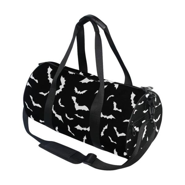 商品名:  Sletend Round Duffel Sports Bag Halloween Bats Lightweight with Inner Pocket Gym Bag for Men Women Duffle Bag for ...
