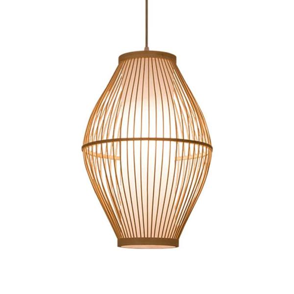 商品名:  KXKLGWHN Bamboo Woven Pendant Light Rattan Basket Ceiling Chandeliers with Adjustable Cord Southeast Asian Hanging...