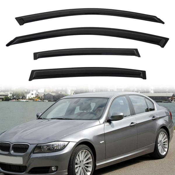 商品名:  PLDDE Rain Guards Compatible with 2006-2011 BMW E90 3-Series 4-Door Sedan M3 323 325 328 330 335 i xdrive xi d Tap...