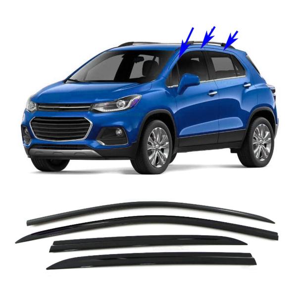 商品名:  ZZDSNJ Rain Guard 4-Piece for 2012-2023 Buick Encore/2014-2023 Chevrolet (Chevy) Trax Windows Visor Shield Shade S...