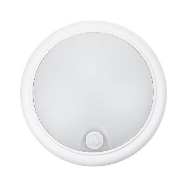 商品名: J.LUMI YCB1081 LEDモーションセンサーライト 120V 24W ハードワイヤードフラッシュマウントシーリングライト 食品パントリー/ランドリー クローゼット用 5000K 昼白色 6.7インチ 円形 調光不可 ホワ...