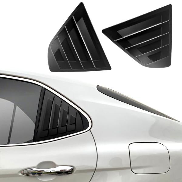 商品名: TKREENO トヨタ カムリ 2018 2019 2020 2021 2022 2023 2024 リアサイドウィンドウルーバー装飾カバー リアエアベントウィンドウルーバー ブラインドカバー オートアクセサリー(マットブラック)...