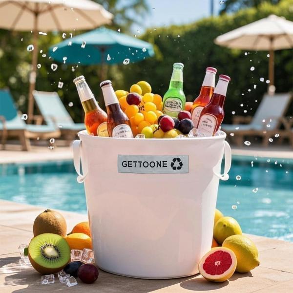商品名: オールインワンパーティークーラーバッグ 折りたたみデザインと断熱コンパートメント付き - GETTOONEはテールゲートやアウトドアイベントに最適!(17.8×17.8インチ) All-in-One Party Cooler Ba...