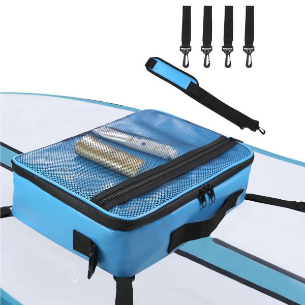 商品名: DCY BLUE SUPクーラー - 防水デッキバッグ パドルボードクーラー サイドハンドル、ショルダーストラップ、メッシュトップポケット、デッキアクセサリー付き、ウォータースポーツ愛好家への素晴らしいギフト(ブルー) DCY B...