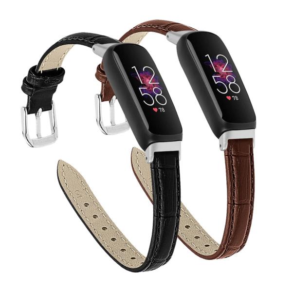 商品名:  FitTurn Slim Strap Compatible with Fitbit inspire 3 Bands Women Men Thin Genuine Leather Replacement Wristbands Ha...