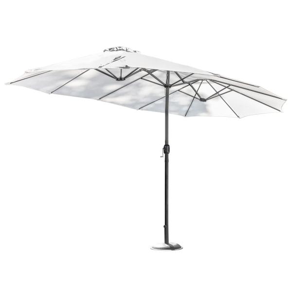 商品名:  Harrier 15ft Double Sided Parasols - Backyard Canopy with Optional Parasol Cover &amp; Parasol Umbrella Base Weigh...