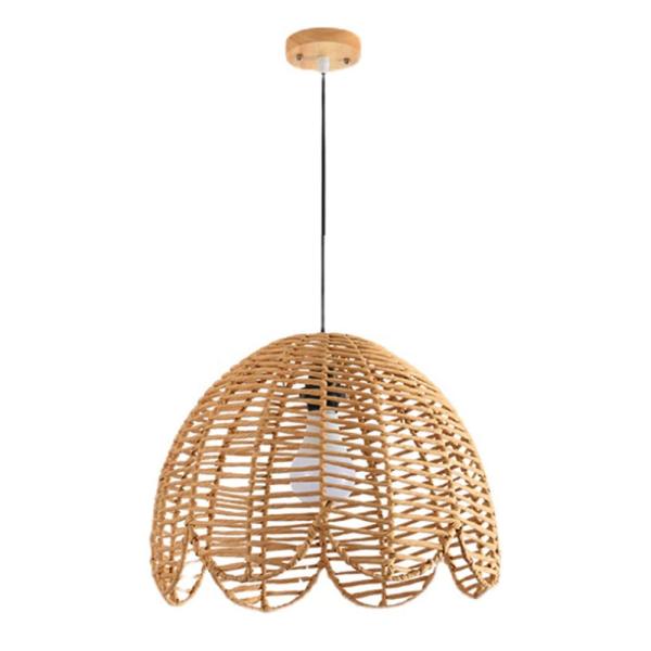 商品名:  RAHYMA Kitchen Island Lighting Paper Rope Basket Ceiling Lamp Scandinavian Modern Beige E27 Ceiling Pendant Lights...