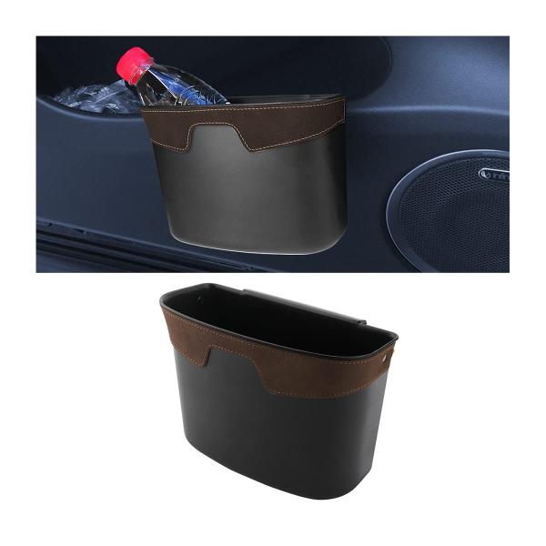 商品名: AUCELI 車用ゴミ箱 自動シートバック用ダストビンコンテナ 吊り下げ式ミニカーごみ箱 ポータブルゴミバスケットストレージオーガナイザー クリップ付き 車内アクセサリー 車 ホーム オフィス用 AUCELI Car Trash ...