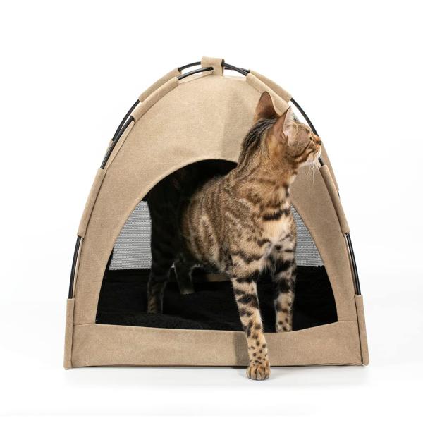 商品名:  FURRYTAIL Cat Bed for Indoor Cats, Cat Houses, pet beds for cat and Small Dogs,Cat Tent, Kitten Bed, Cat Hut, Cat ...