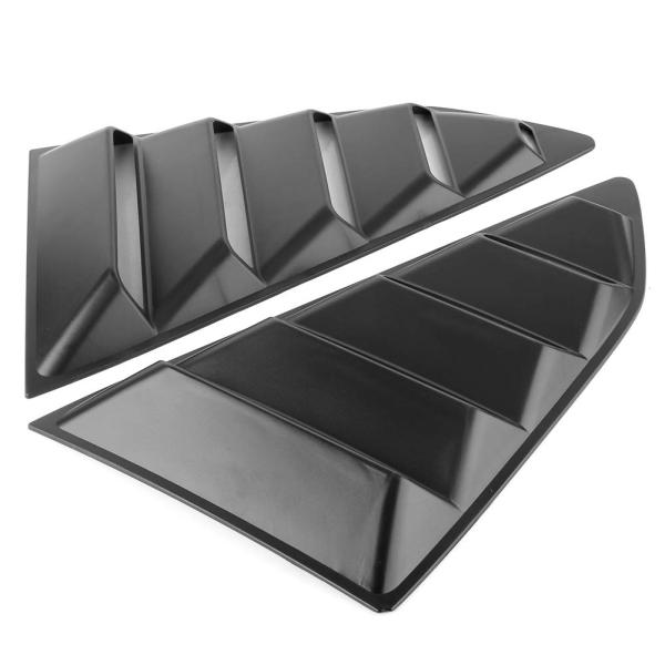 商品名:  Lirun Window Louvers Scoop Cover, 2Pcs Matte Black 1/4 Quarter Side Window Vent Cover Trims Replace Fors 2016-2018...