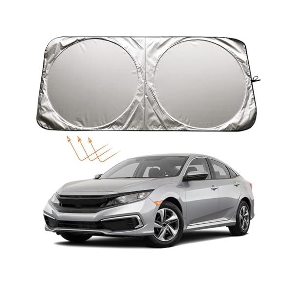商品名:  XHRING Windshield Sun Shade Sunshade for Honda Civic 2022 2023 2024 2025 2026 Accord 2018-2025 Sedan Hatchback Si ...
