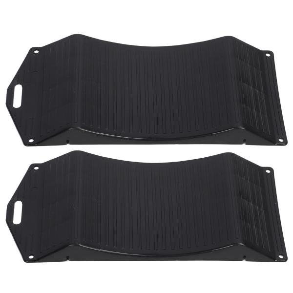 商品名: タイヤセーバー スロープホイール タイヤ防止 2個 タイヤセーバーランプ 高耐久 強力な耐荷重能力 滑り止め 車 トラック SUV RV トレーラー キャンピングカー (18P: 44.4x19.5x3.5cm/17.48x7.6...