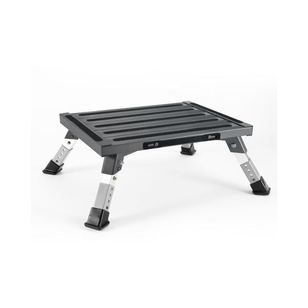 商品名: XINQIAO RVステップGH-LD002B。 XINQIAO Foldable RV Step Stool with Rubber Feet, 4 Adjustable Heights Portable Heavy Duty ...