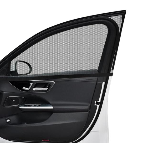 商品名: Ziciner カーウィンドウシェード 4枚 オートサイドフロントリアウィンドウサンシェード ヒートブロック 紫外線保護 通気性メッシュ プライバシー保護カーテン ほとんどのSUVにユニバーサルフィット (SUVフロント&amp;...