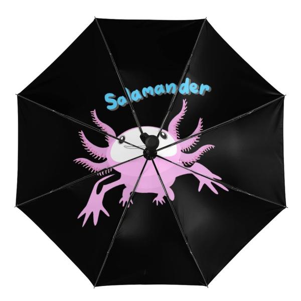 商品名:  Salamander Axolotl Travel Umbrella Lightweight 3 Folding Portable Compact Umbrella for Rain Auto Open Closeブランド: 商...