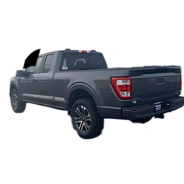 商品名: AUTOTEK プレカットフィルム フロント 2ドア 窓 スモークフィルム 車 日焼け防止 プライバシー 飛散防止 ガラス コンピューターカット あらゆる色合いのシェード フォード F150 エクステンデッドキャブ 2021-20...