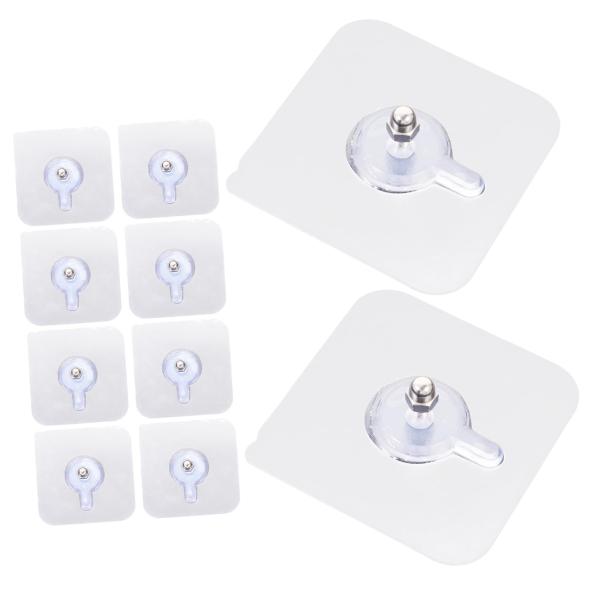 商品名:  10pcs Invisible Hooks Sticky Hooks Adhesive for Hanging Heavy Duty Drywall Picture Hanger Paint no Nailsブランド: DOIT...