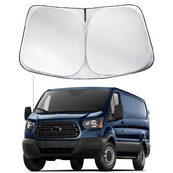 商品名: 車用サンシェード フロントガラス カスタムフィット 2023 2022 2021 2020 2019 2018 2017 2016 2015 Ford Transitに対応 Car Window Sun Shade Front W...