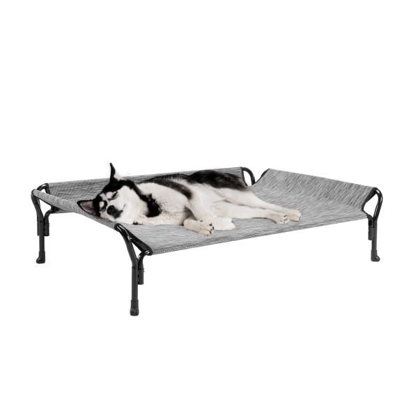 商品名:  Veehoo Cooling Elevated Dog Bed, Dog Cots for Large Dogs, Raised Dog Bed with Guardrail &amp; Slope Headrest, Dura...